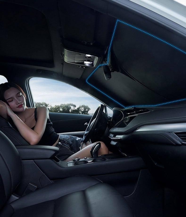 Windscreen Sunshade for Tesla Model Y - Tesla Market