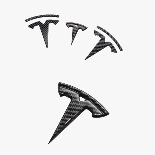 Tesla Model 3 Logo Decal Wrap Front & Rear - Tesla Market