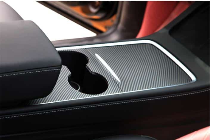 Model 3 Carbon Fibre Design Center Console Wrap - Tesla Market