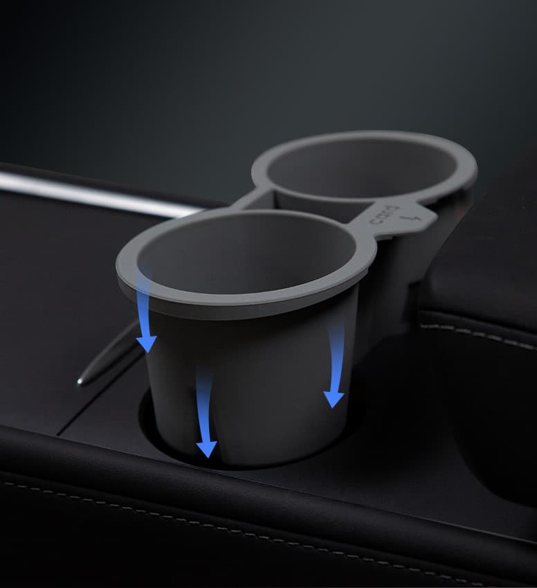 Center Console Tesla Cup Holder for Model Y - Tesla Market