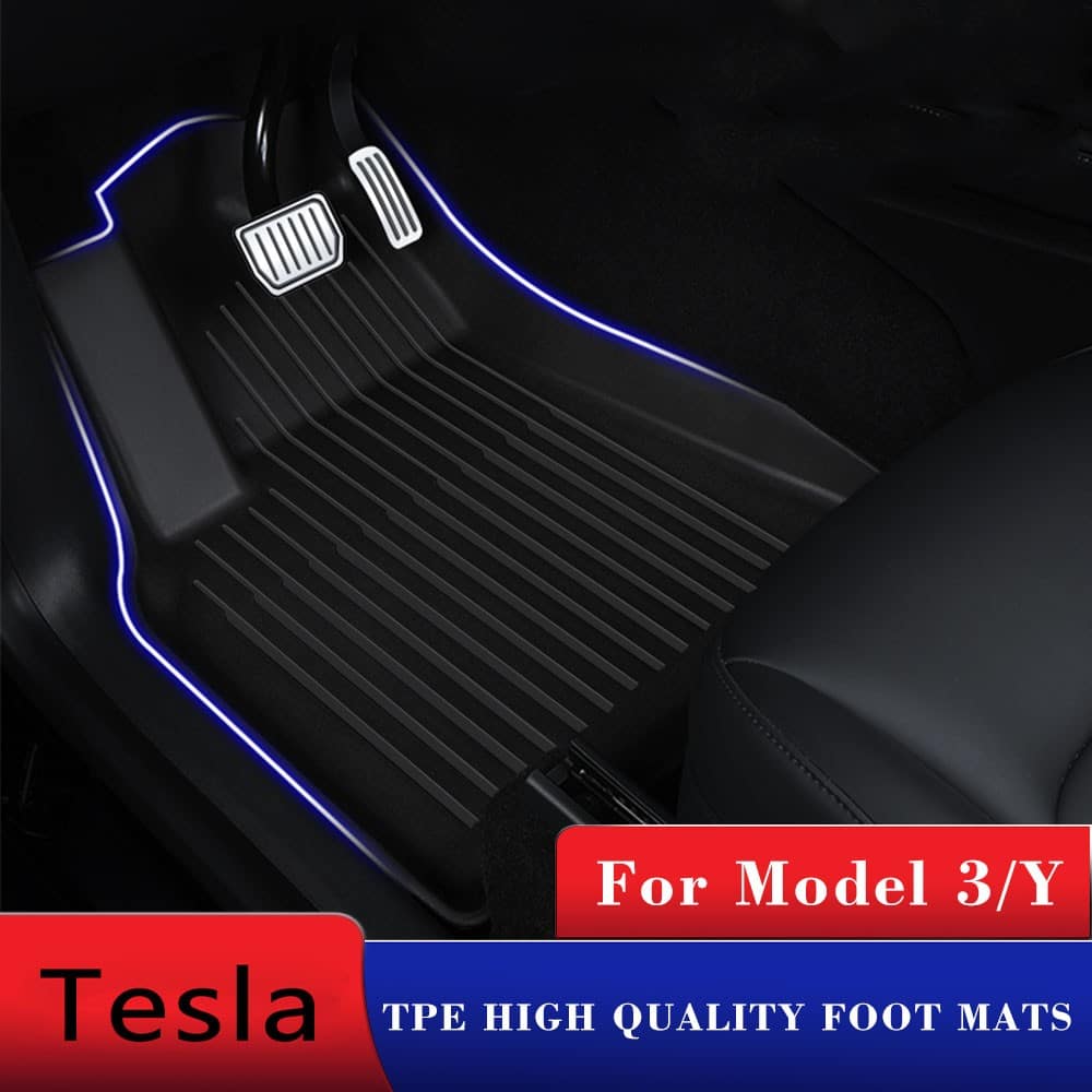 Tesla Model 3 All Weather Floor Mats -Tesla Market