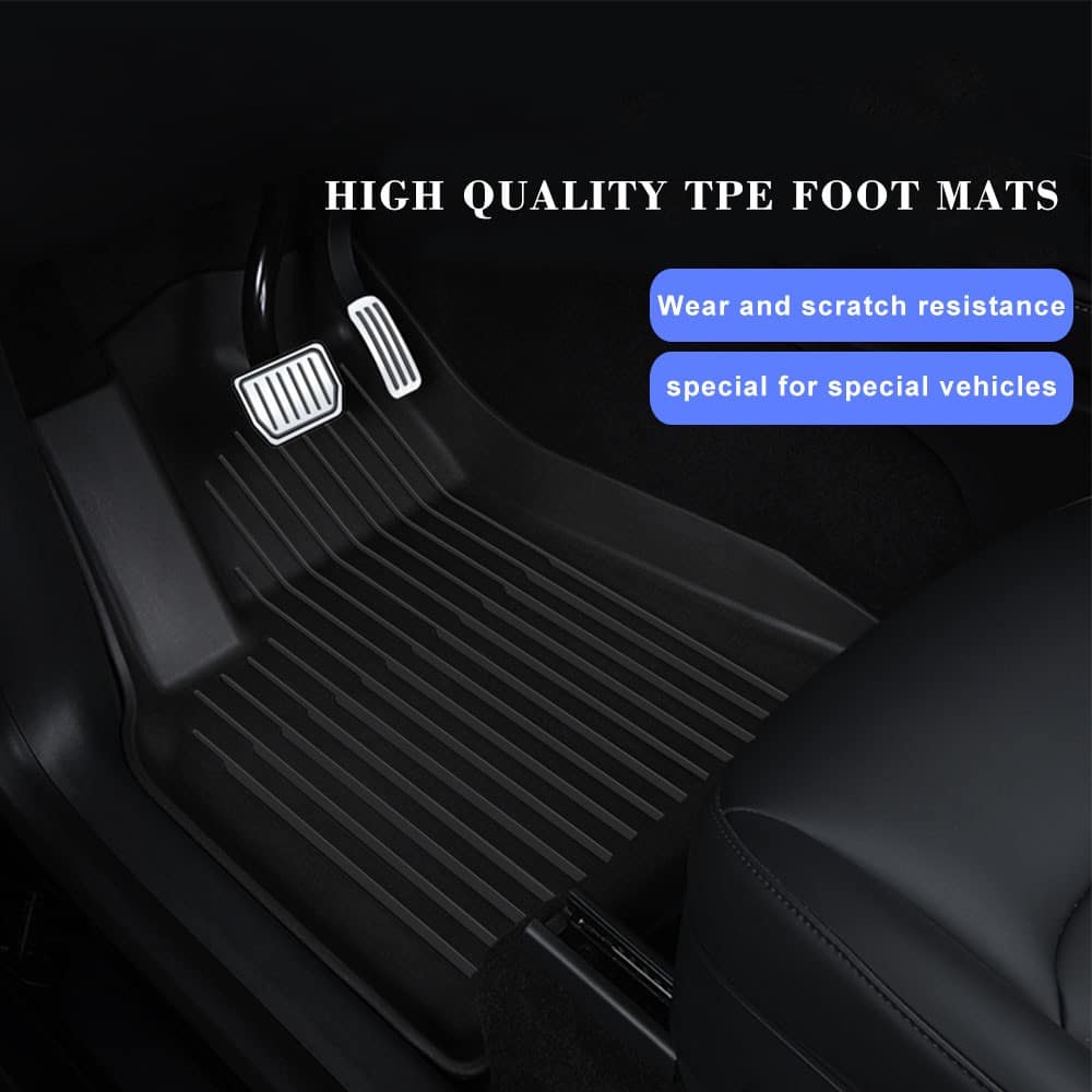 Tesla Model 3 All Weather Floor Mats -Tesla Market