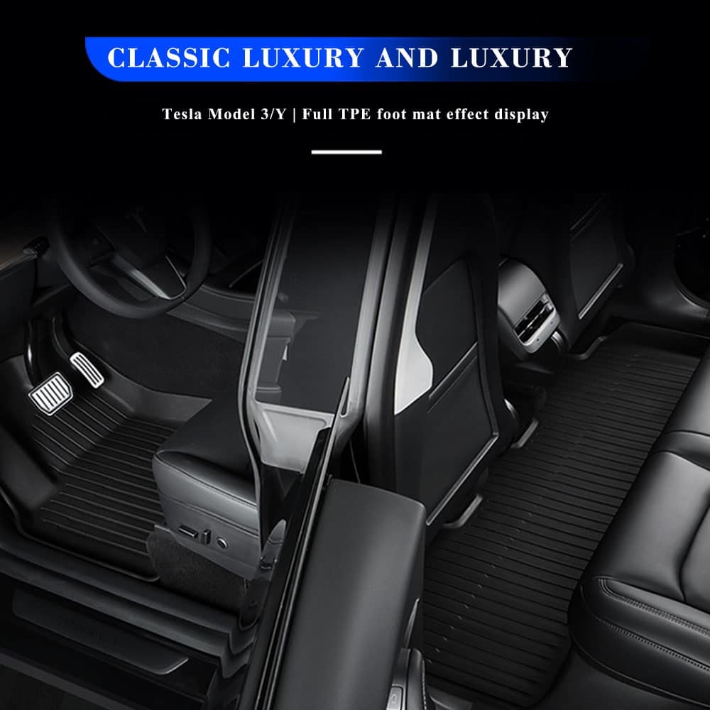 Tesla Model 3 All Weather Floor Mats -Tesla Market